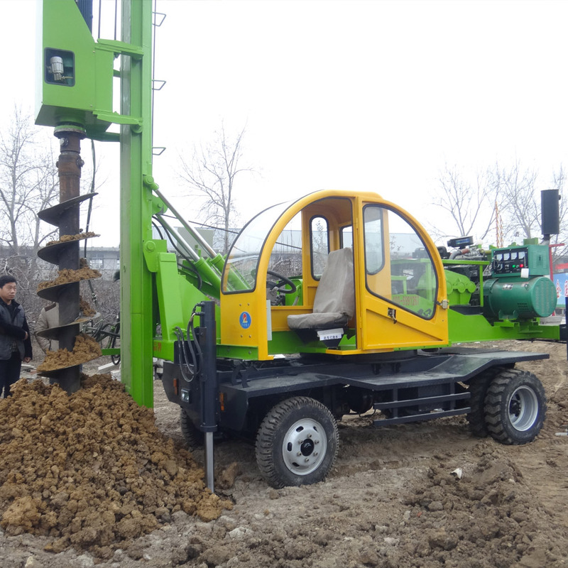 Pile Driving High Quality Hydraulic Excavator Mounted Rotary Drilling ...